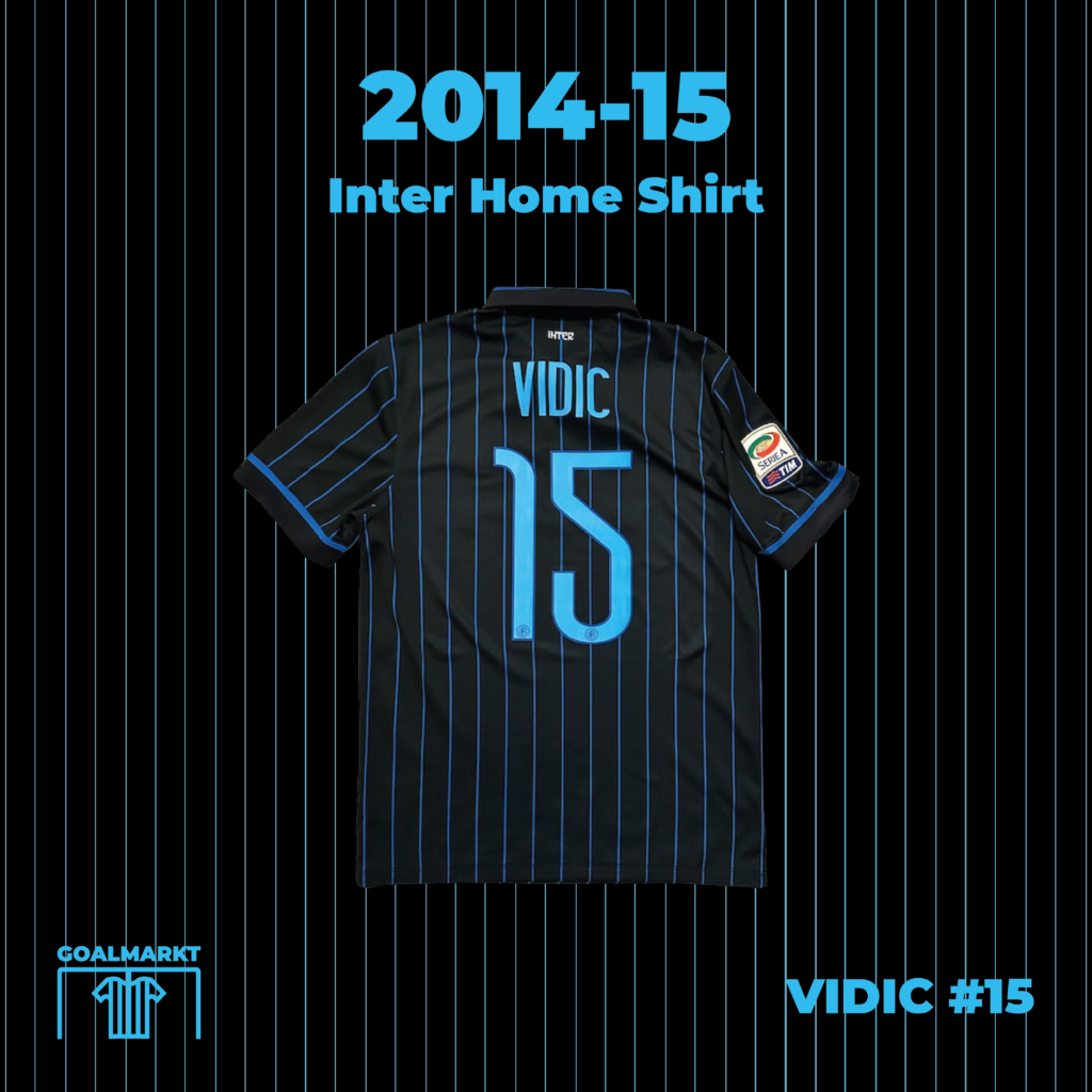 2014-15 Inter Home Shirt Vidic #15 M - The Goalmarkt